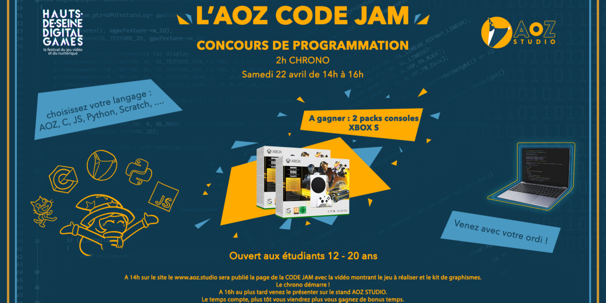 Participez au concours de programmation - Digital Games